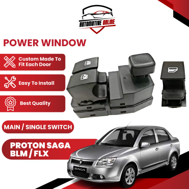 Proton Saga BLM Power Window Single Switch and Main OEM Power Window ...