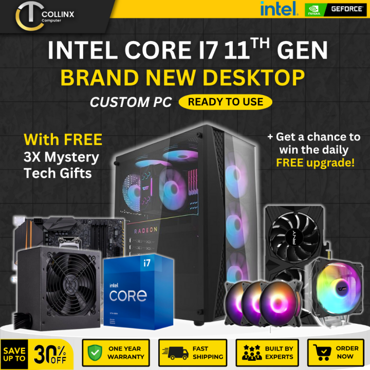 [ INTEL I7 11TH GEN PC BUILD - TITANIUM ] Intel Core i7 11700F RGB ...