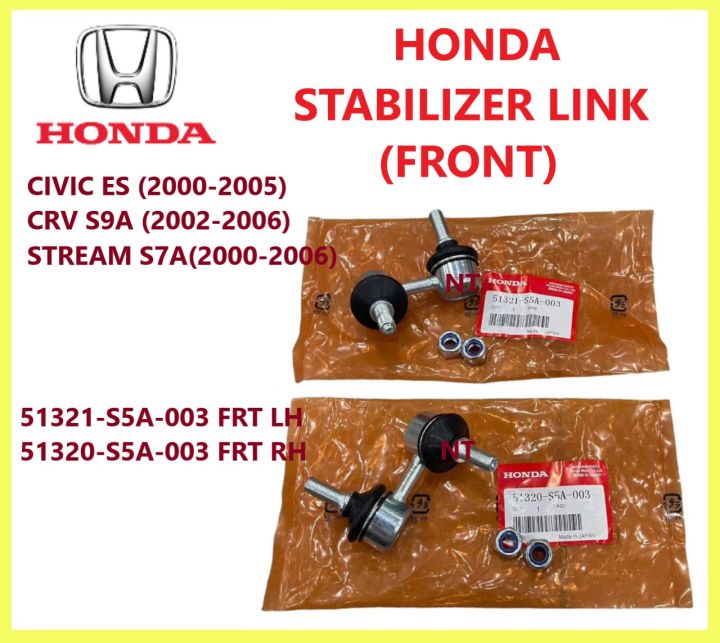 ( 100% ORIGINAL) HONDA FRONT STABILIZER LINK ABSORBER LINK CIVIC ES CRV ...