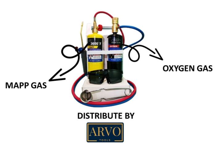 AWELD OX60P MAPP GAS AND OXYGEN GAS - PORTABLE BRAZING WELDING SET | Lazada