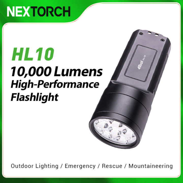 NEXTORCH HL10 10,000 Lumen UItra-Bright Tactical Searchlight | Lazada ...