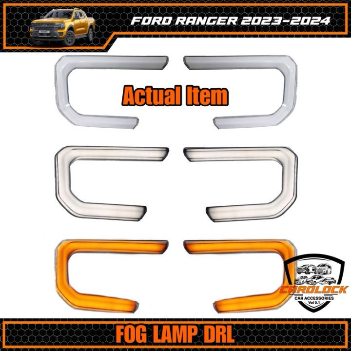 Ford Ranger XL XLS XLT Sport Wildtrak 2023 - 2024 Fog Light DRL Daytime ...