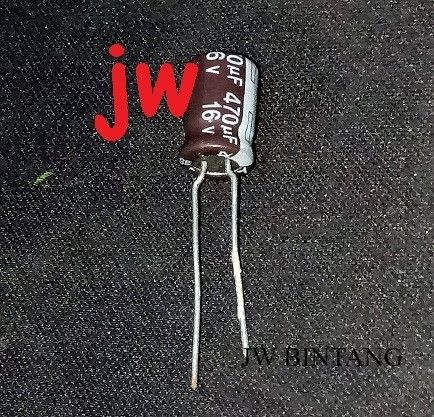 Elco Elko Capasitor Kapasitor 470uf 16v 470 uf 16 16volt Transistor ...