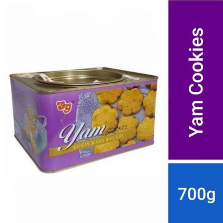 SG YAM COOKIES [ 1 KALENG @700G ] | ROTI KELADI | COOKIES KELADI YAM ...