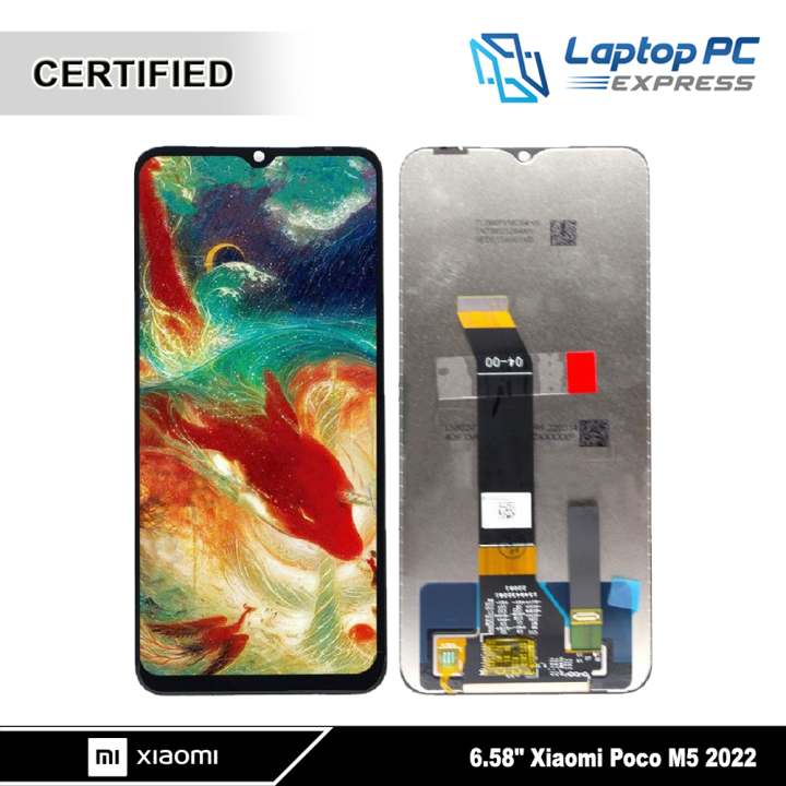 6.58 inches Xiaomi Poco M5 Replacement LCD Screen with Digitizer Fully Assembly Compatible with ...