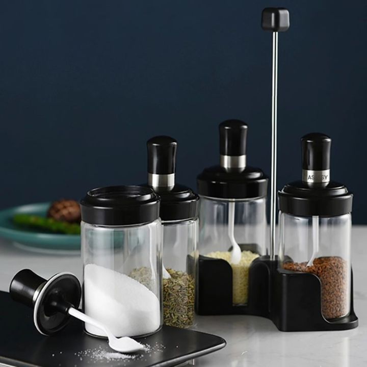 SMF.B302 Tempat bumbu Kaca sendok nempel | Lazada Indonesia