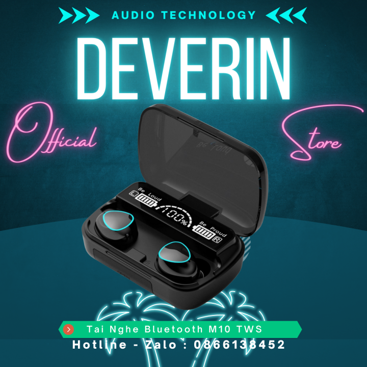 Tai Nghe Bluetooth M10 Bản Pro Nâng Cấp Pin Trâu 3500maH, Chip Bluetooth 5.1 Mạnh Mẽ, Micro Đàm ...