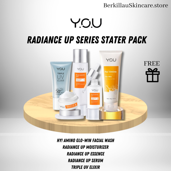 YOU Skincare Radiance Up Series Starter Pack Paket Lengkap Mencerahkan ...