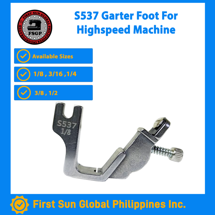 Presser Foot For Single Needle Sewing Machine Garter Foot S537 | Lazada PH