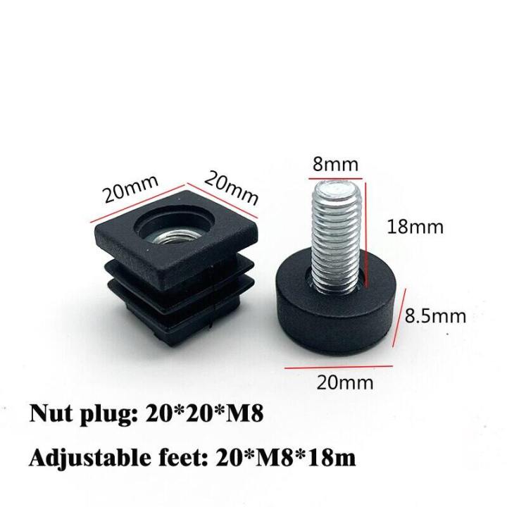 Leveling feet screw on type furniture adjustable leg pads table chair ...