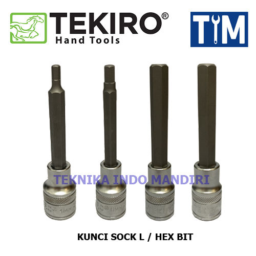TEKIRO Kunci Sock L / Hex Bit / Mata Sock L 1/2 INCH ( HARGA SATUAN ) | Lazada Indonesia