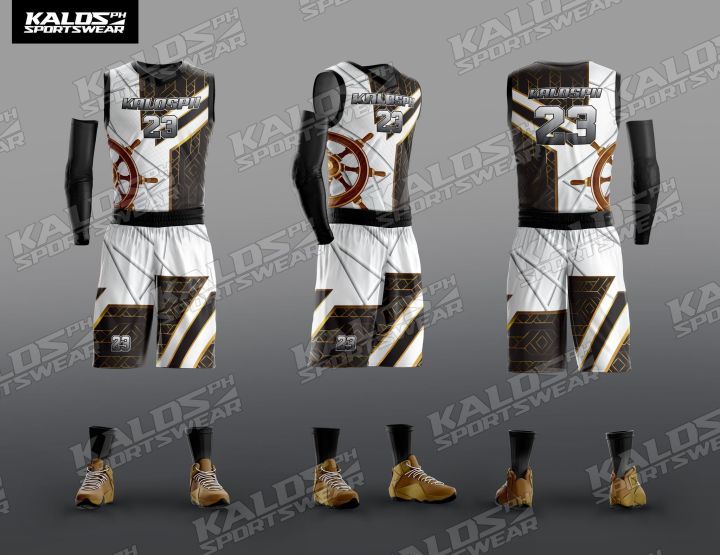 098 SEAFARER MARINE SEAMAN DESIGN BASKETBALL JERSEY SET SANDO AND SHORT ...