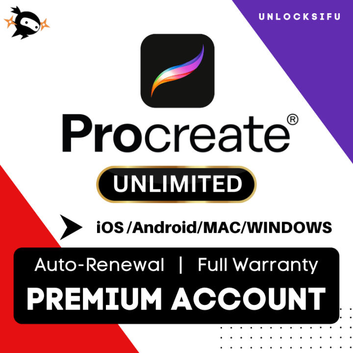 ⚡️𝐅𝐀𝐒𝐓 𝐃𝐄𝐋𝐈𝐕𝐄𝐑𝐘⚡️2 IN 1 Procreate & Pocket 100% Original Full Version Lifetime Update Sketching ...