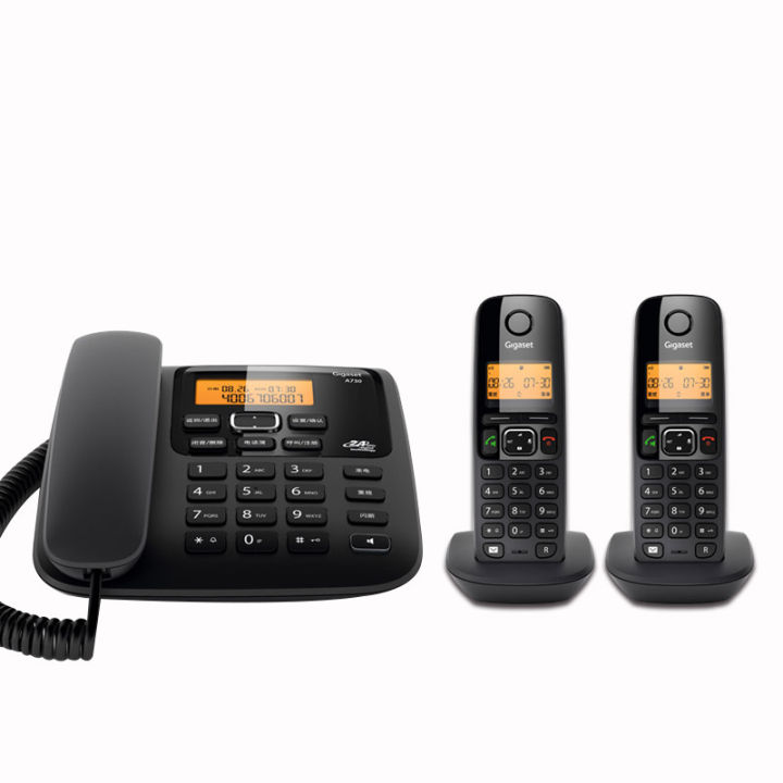 The German original Siemens Gigaset A730 digital cordless telephone home machine wireless lash ...