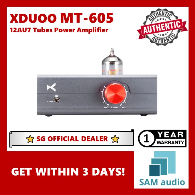 [🎶SG] XDUOO MT-605 12AU7 TUBES POWER AMPLIFIER | Lazada Singapore