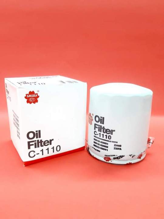 SAKURA OIL FILTER C-1110 (C-111 VIC) for HI-LUX, 1RZ, INNOVA, FORTUNER ...