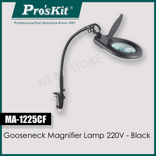 Proskit Gooseneck Magnifier with lamp MA-1225CF AC 230V allows you to ...