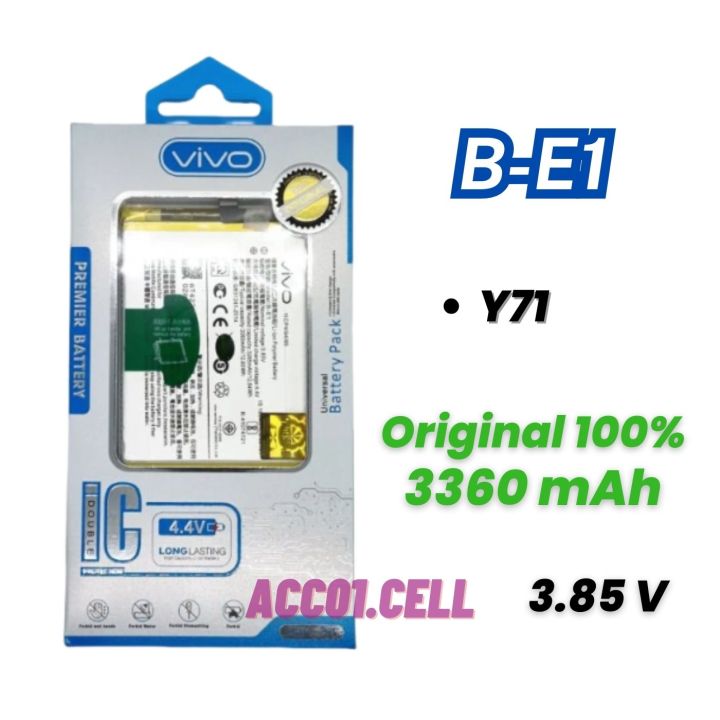 Baterai VIVO Y71 - 1801 - 1724 - B-E1 - BE 1 - BE1 Battery Batre Double ...