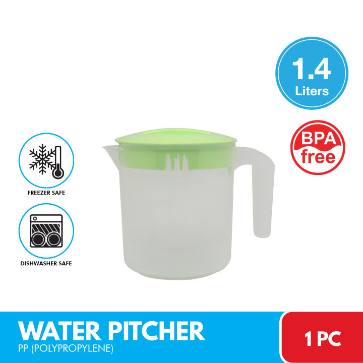 Plastic Water Pitcher 1.4L / 2L | PP (Polypropylene) | BPA Free | Water Juice Container | Lazada PH