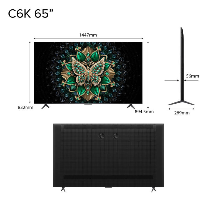 NEW 2025 | TCL TV C6K Premium QD-Mini LED | 4K UHD | 55 65 75 85 inch ...