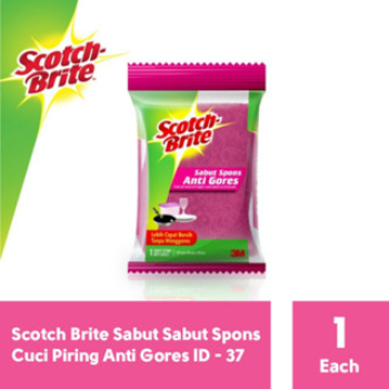 Spons Sabut Jaring Pink SCOTCH BRITE 3M / Sabut Cuci Piring Gelas ...
