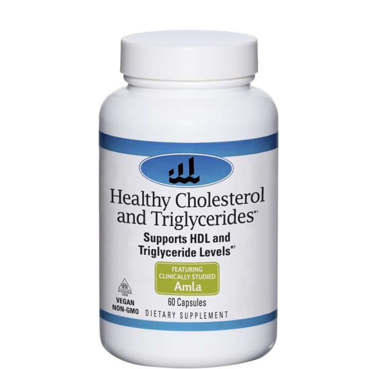 Healthy cholesterol and triglycerides -60 capsules - supports healthy ...