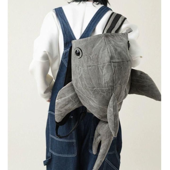 High-value Trend Zoo Whale Shark Backpack Whale Niche Trendy Brand Men ...