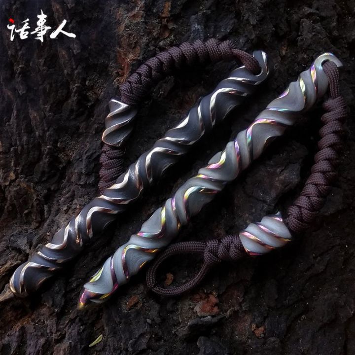 Talking about titanium alloy cool stick self-defense edc equipment ...