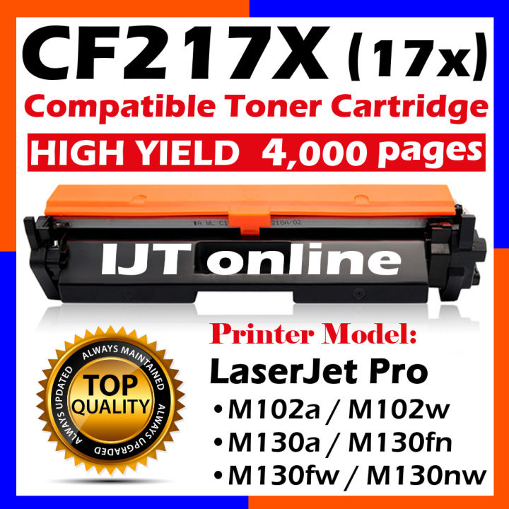 (HIGH YIELD & PRINT MORE ) Compatible Laser Toner CF217X CF217 217 for ...