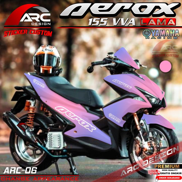 (COD) Decal Sticker Motor Yamaha Aerox 155 VVA Lama Fullbody - Dekal ...