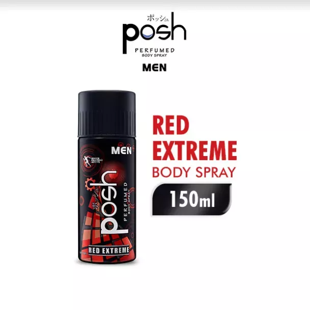Posh Men Body Spray Red Extreme Bottle 150 ml | Lazada Indonesia