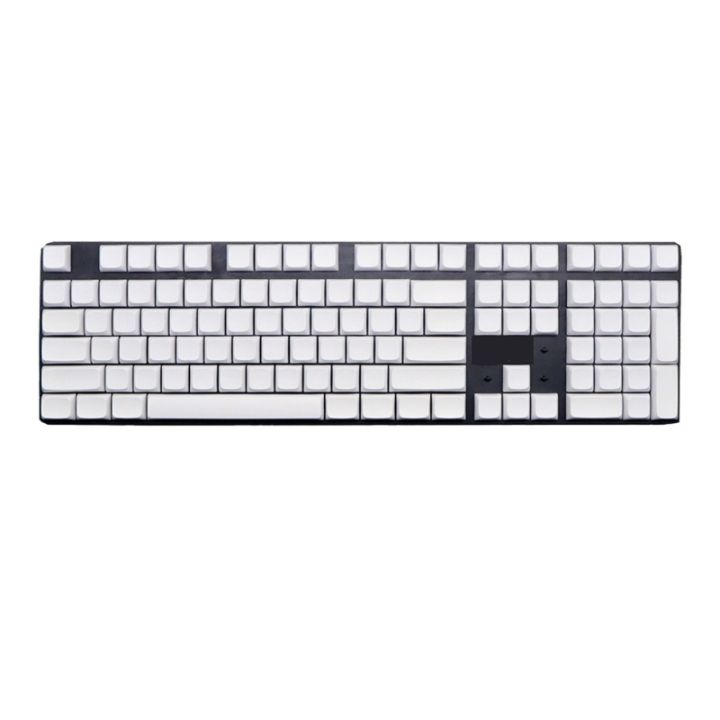 108 Key PBT Blank Keycaps Cherry OEM XDA Profile Gamer No Letter White ...