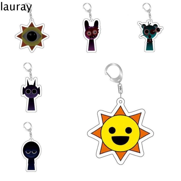 LAURAY การ์ตูนลายการ์ตูน Airabox sprunki เกมพวงกุญแจ คอเล็กชั่น อุปกรณ์ ...