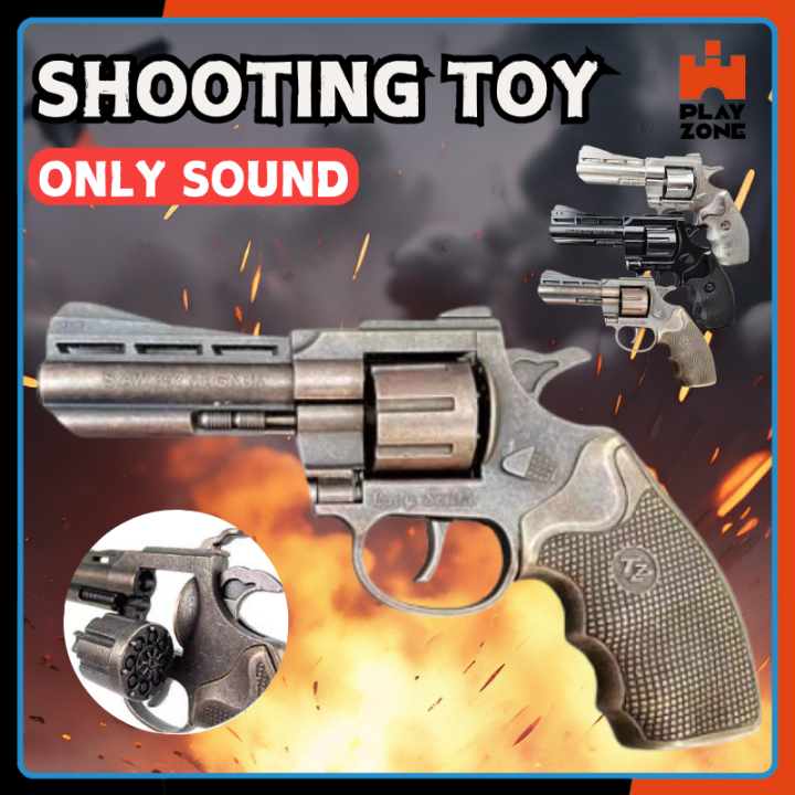 Metal Side-Open Bison Pistol Toy Gun Safe Educational Pretend Toy For ...