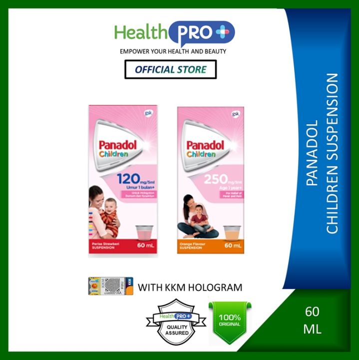 PANADOL Children Suspension Fever & Pain Relief EXPIRY:11/2026 | Lazada