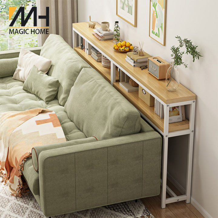 Magic Home Corner Storage shelf sofa side table for living room Double ...