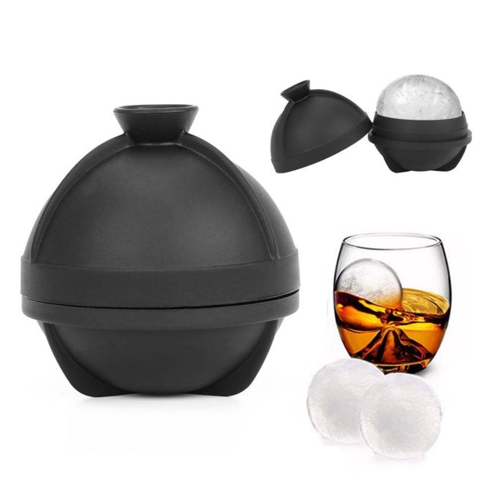 XUNJIE Home Ice Cube Kitchen Tools Whiskey Round Shape Ice Cream Cube ...