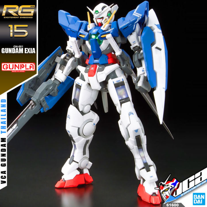 ⭐️ BANDAI GUNPLA REAL GRADE RG 1/144 GUNDAM EXIA ประกอบ หุ่นยนต์ โมเดล ...