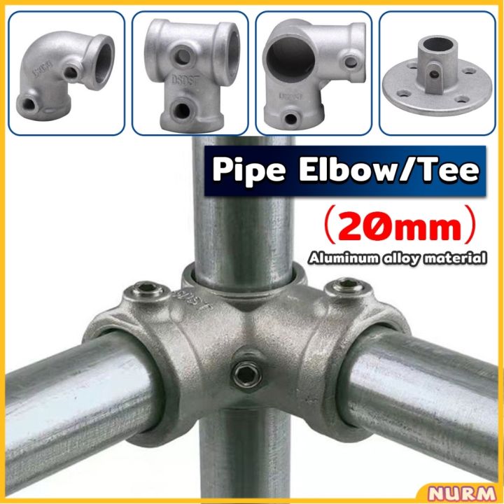 Nurm Pipe Fitting Connections Pipe Elbow/Tee for DIY Shelf Bracket ...