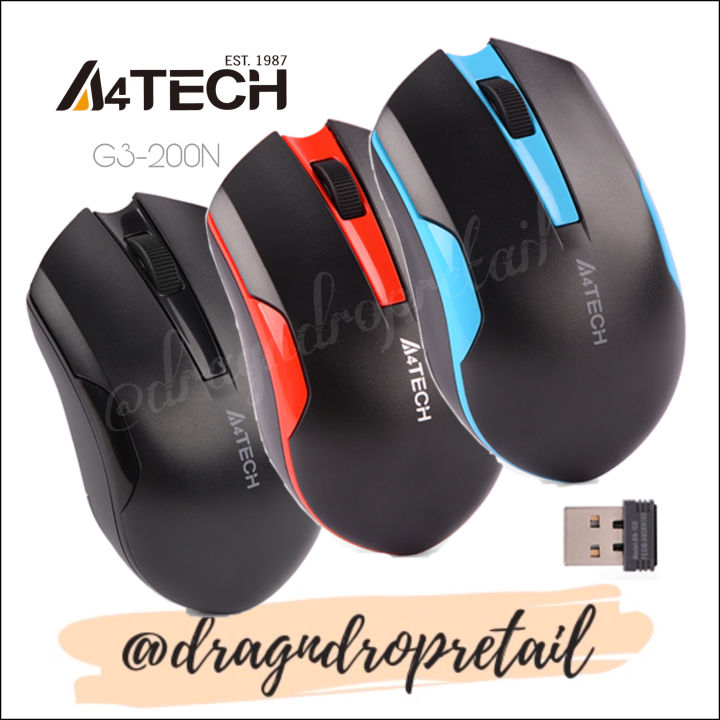 A4TECH G3-200N V-Track Wireless Mouse | Lazada PH