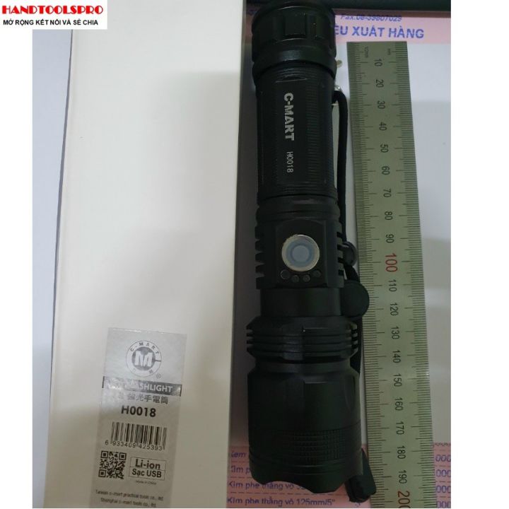 Đèn pin sạc USB C-MART H0018 | Lazada.vn