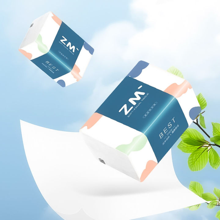 HXR 4 PLY Smooth Feel Tissue Pack, Toilet Paper roll not easy to break ...