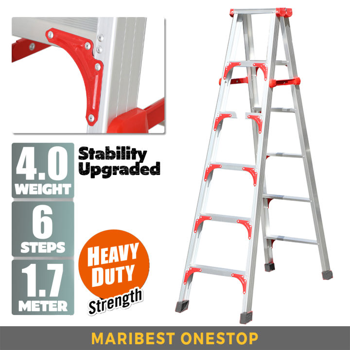Ladderman Heavy Duty Aluminium Double Sided Ladder Multi Purpose Ladder ...