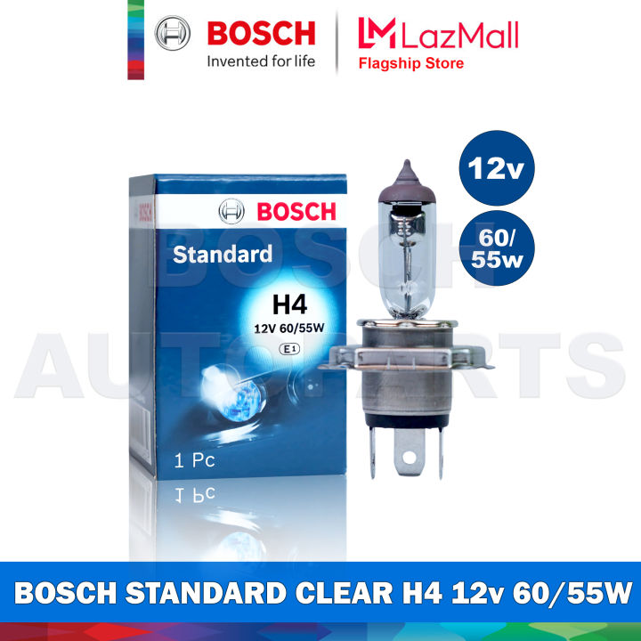 Bosch Bulb Standard Clear H4 12v 60/55W | Lazada PH
