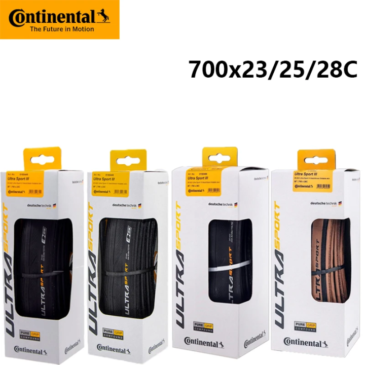Authentic Continental ULTRA SPORT III Tire 700x23C 25C 28C Anti ...