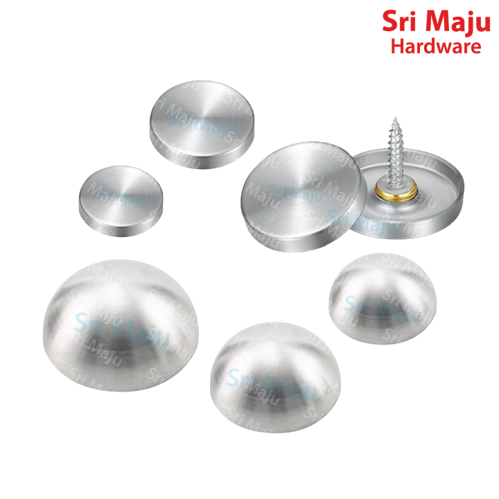 MAJU Quality Stainless Steel Button Screw Decorative Mirror Screw Head ...