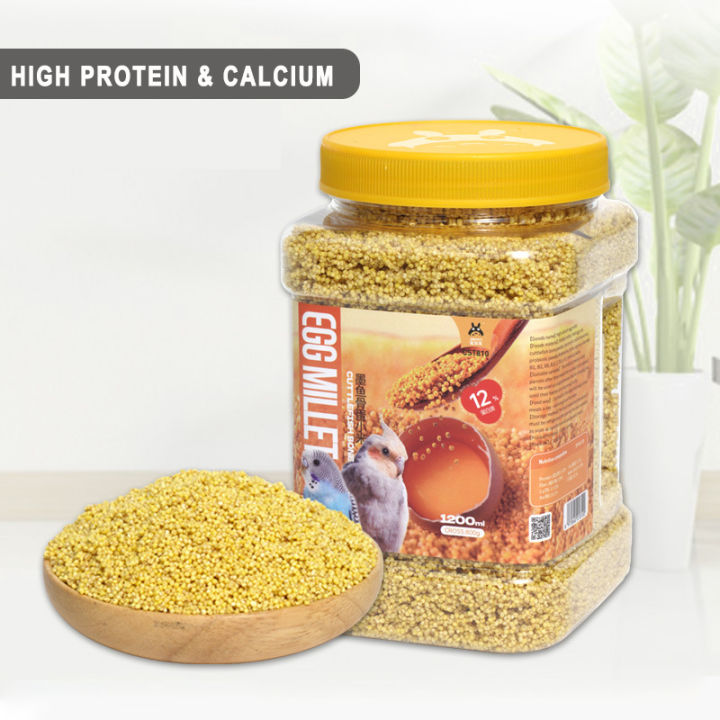 Jonsanty Egg Millet Parrot Parakeet Budgie Cockatiel Healthy Complete ...