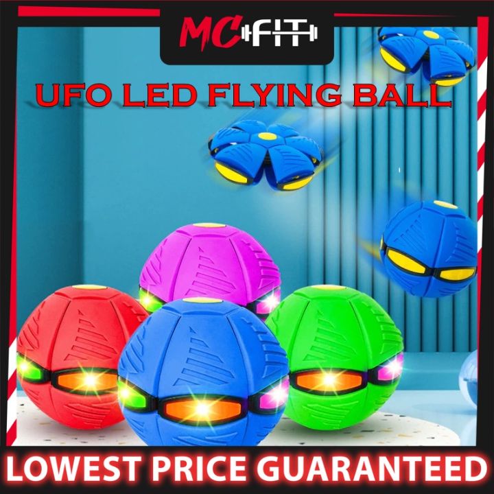 MCFIT Ready Stock Magic Flying Saucer Ball UFO Flat Throw Disc Ball ...