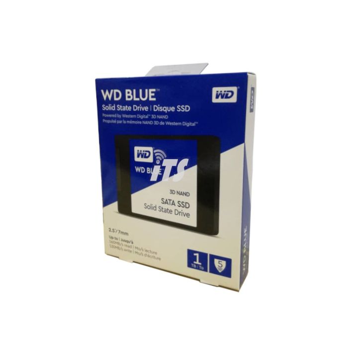 【จัดส่งในพื้นที่】Western Digital 250GB 500GB 1TB SSD (เอสเอสดี) WD BLUE 3D NAND SATA WDS250G2B0A ...