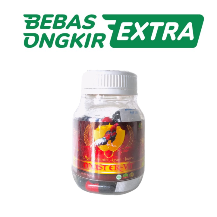 MASTER VIT BOTOL 60 KAPSUL - multivitamin ayam juara | Lazada Indonesia
